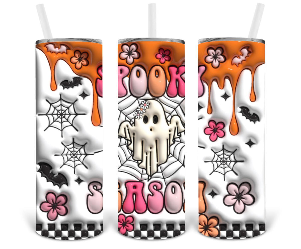 "Puff" Spooky Season 20oz Insulated Tall Tumbler with Straw – J. Mack ...