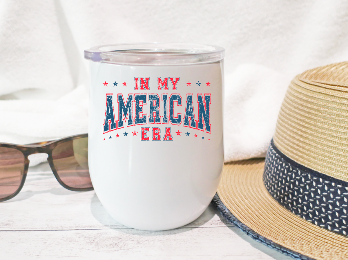 In My American Era 12oz Insulated Stemless Wine Tumbler – J. Mack Designs