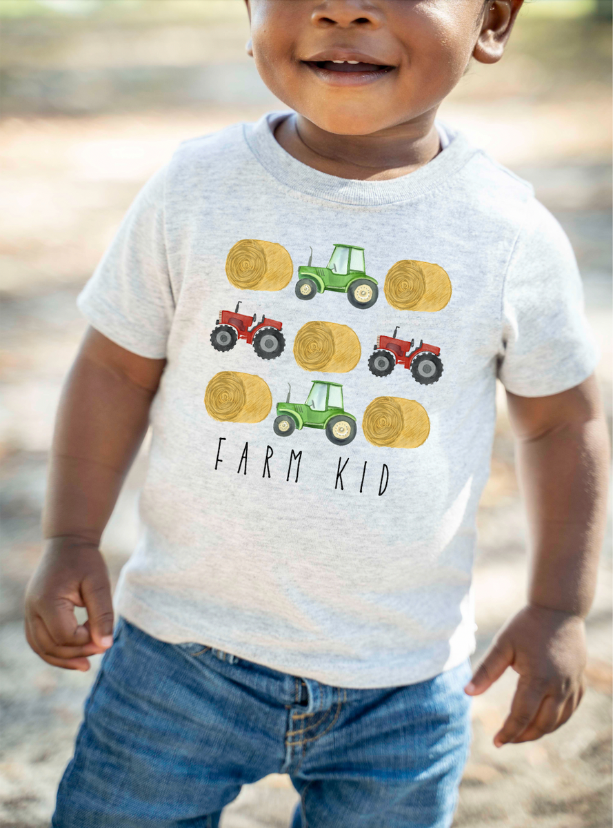 Farm Kid Youth Graphic Tee – J. Mack Designs