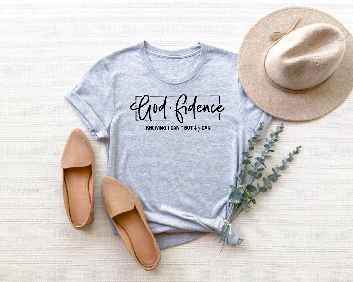 God-Fidence Faith Graphic Tee – J. Mack Designs